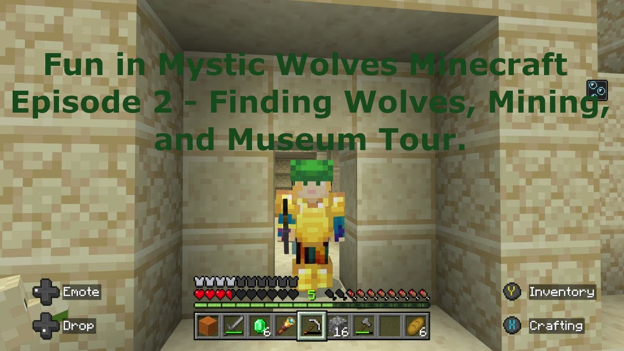 Fun in Mystic Wolves Minecraft - Episode 2 - Finding Wolves, Mining ...