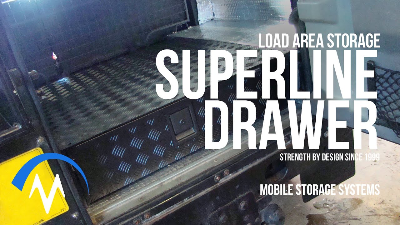Mobile Storage Systems - Land Rover Defender Load Area Storage Drawer ...