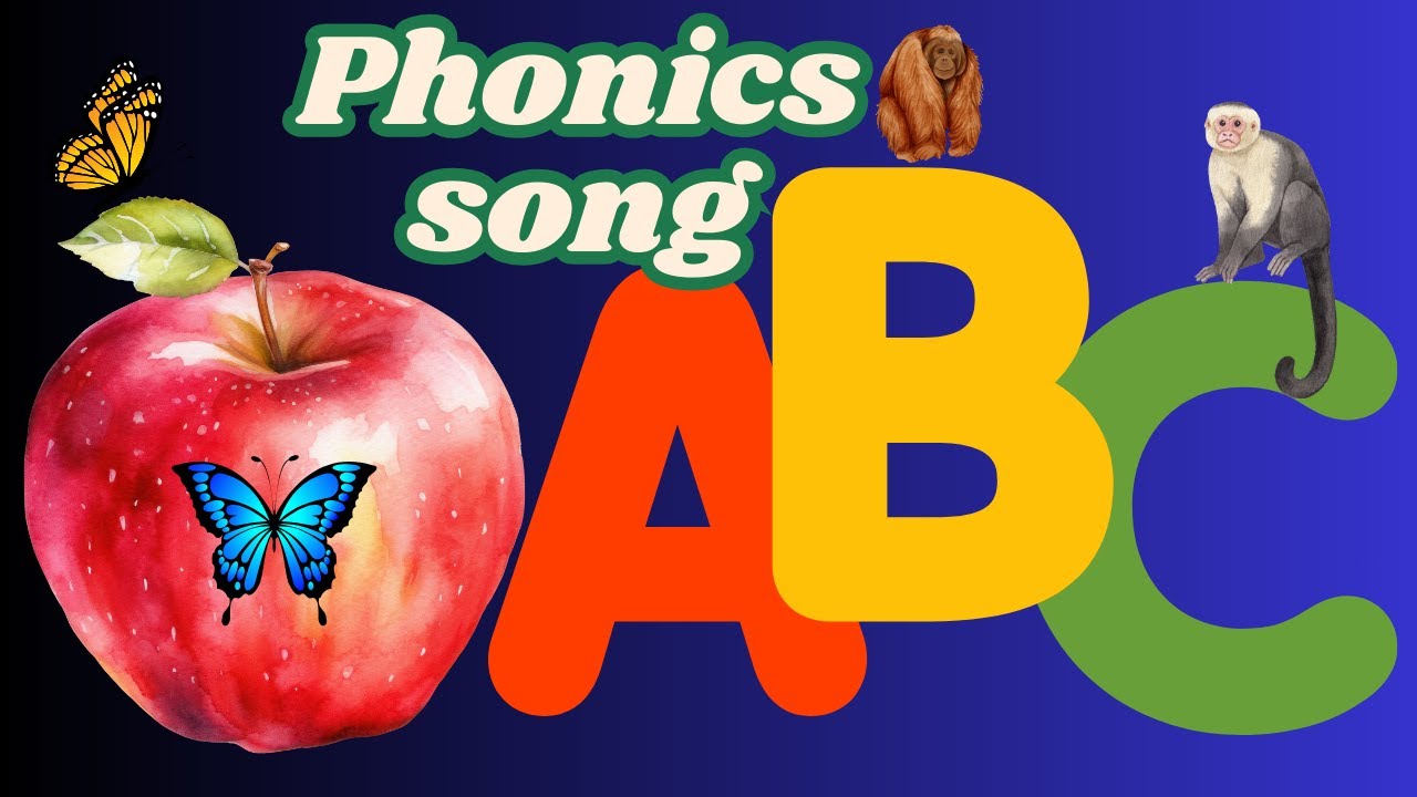 ABC song | a for apple | abc phonics song for toddlers | nursery rhymes ...