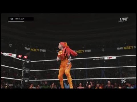 WWE 2K19 Raciyan Rose vs charlotte flair gameplay - YouTube