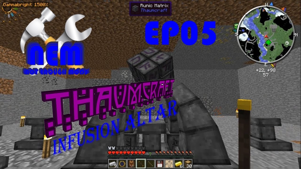 S03EP05 THAUMCRAFT 4 INFUSION ALTAR - YouTube