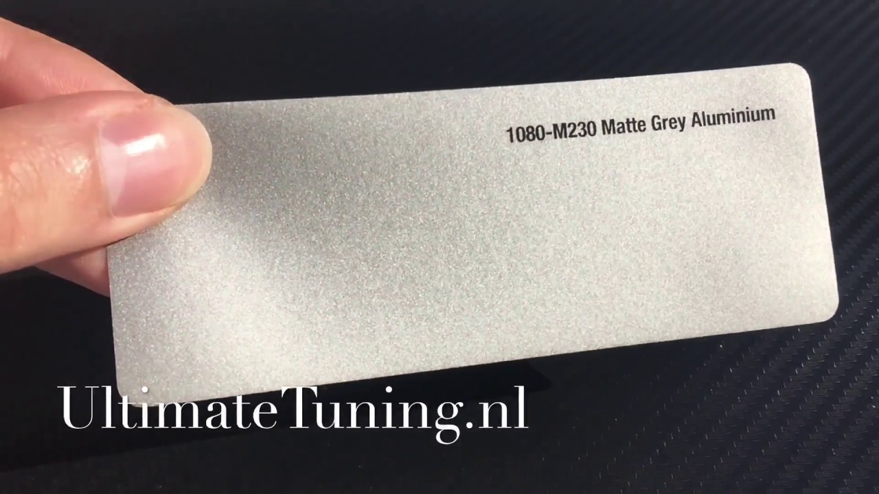 3M 1080 M230 Matte Grey Aluminium Metallic UltimateTuning.nl - YouTube