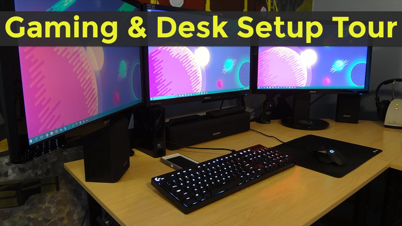 My Gaming Setup Tour & Giveaway - Spring 2016 - YouTube