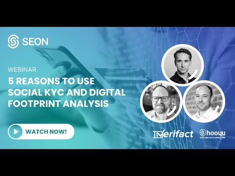 Webinar Highlights 11: 5 Reasons to Use Social KYC & Digital Footprint Analysis - YouTube