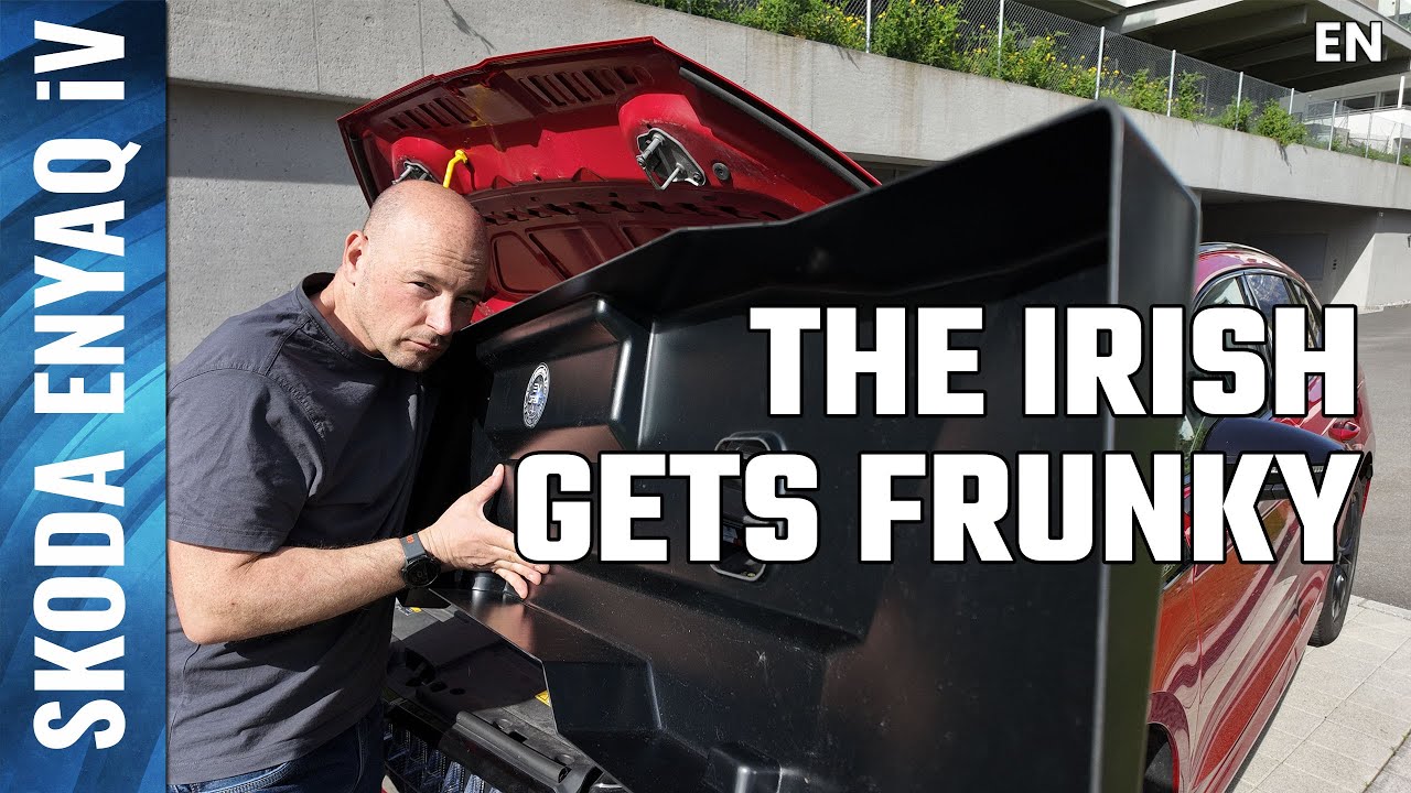 I'm testing the Irish version of a front storage box (Frunk) for the ...