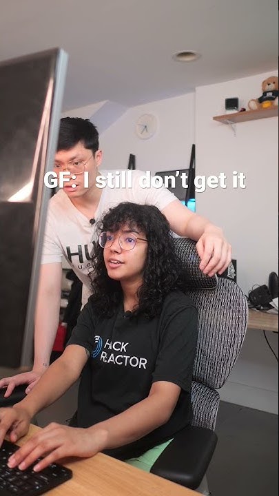 When you try to teach your girlfriend how to code - YouTube