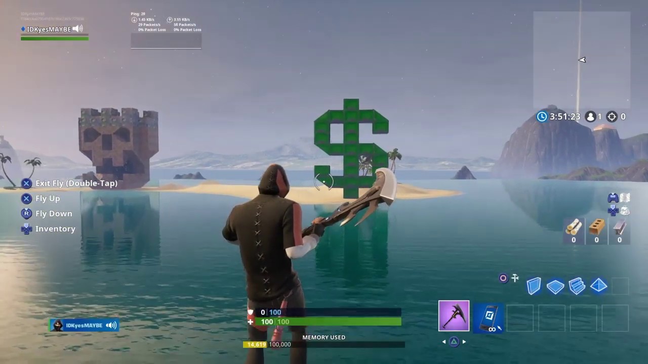 How to Build a Dollar Sign in Fortnite Save the World (Super Easy ...
