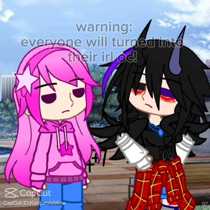 turning into irl ️OC ️ ||gacha club ||my bestie ||irl oc - YouTube