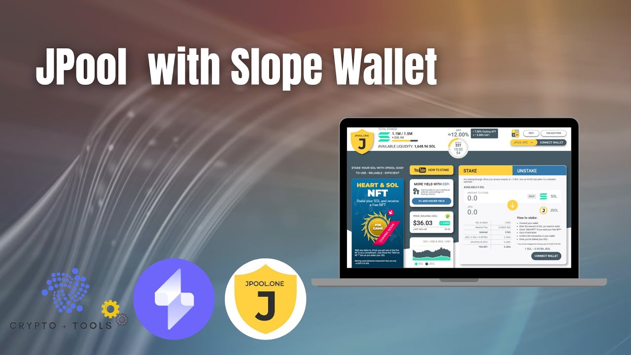 JPool with Slope Wallet - YouTube