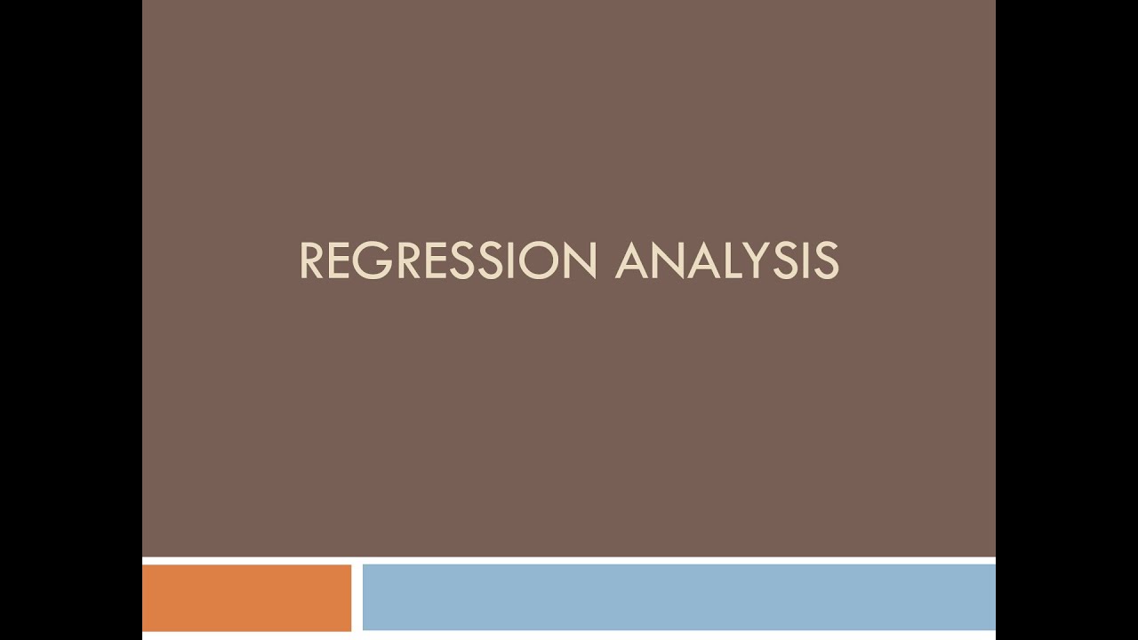 Regression - YouTube