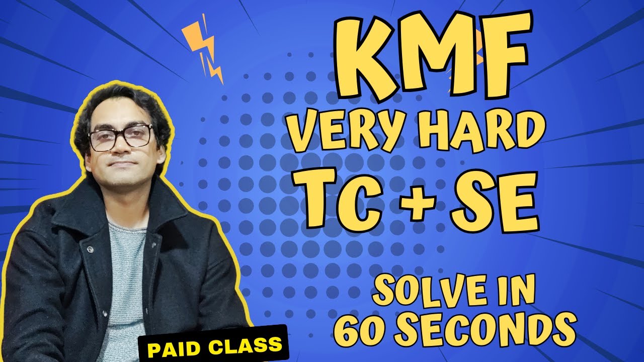 KMF Very Hard LEVEL - TEXT COMPLETION + SENTENCE COMPLETION || || Solve in 60 Seconds || - YouTube