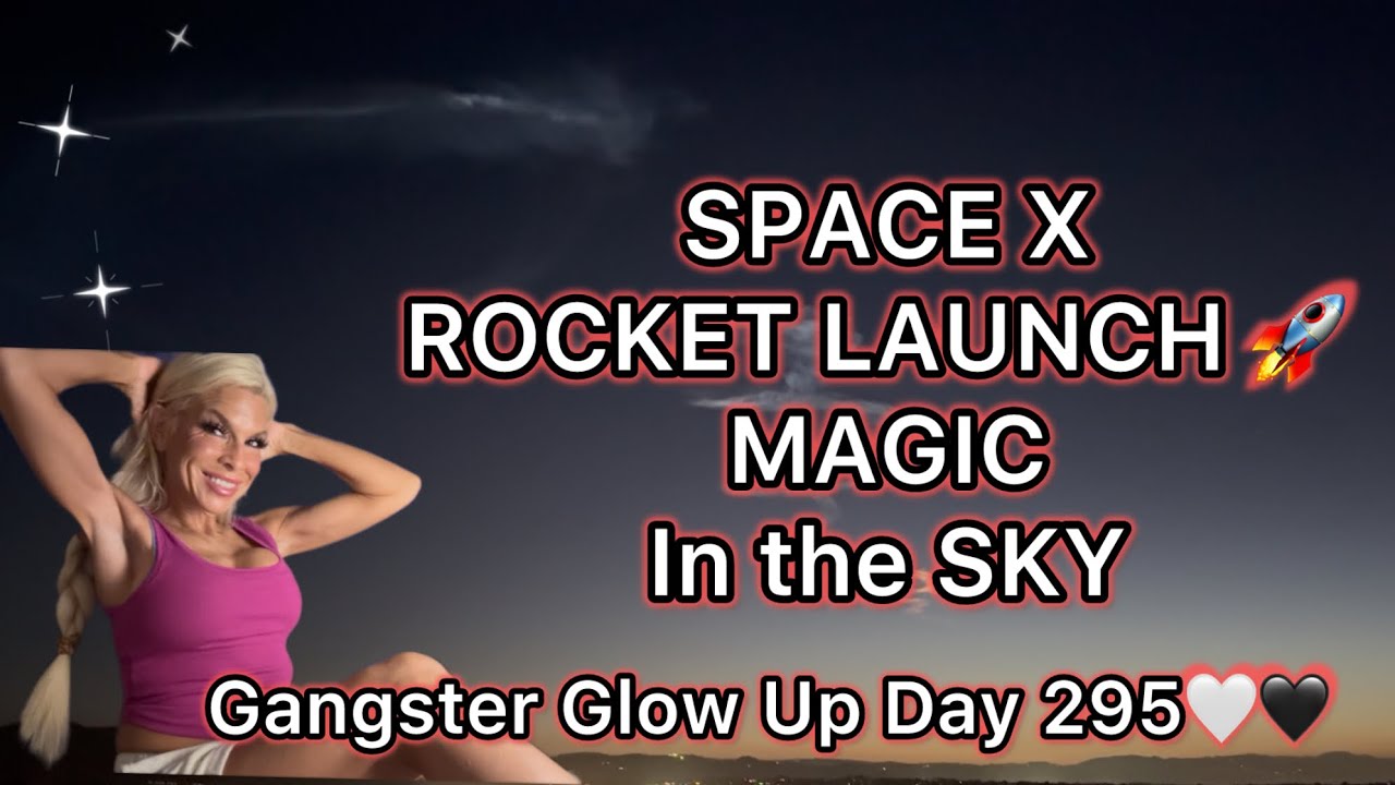 SPACE X Rocket Launch Trail- Pure Magic In the SKY! - Level Up Day 295 ...