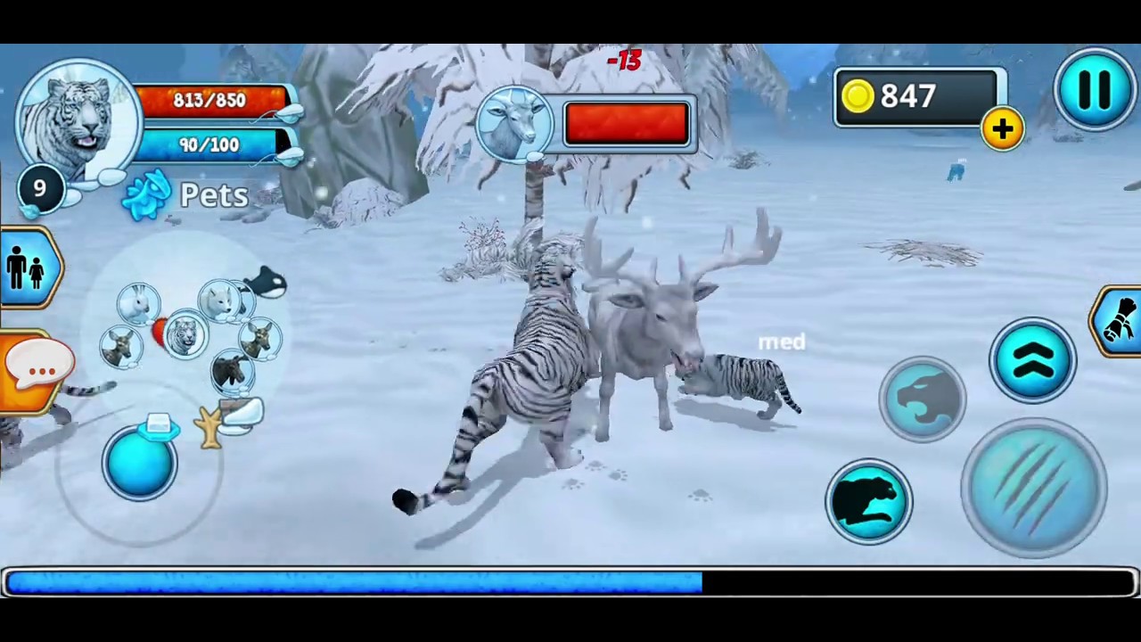 Snow Tiger Family Sim #8 - Android Gameplay - YouTube