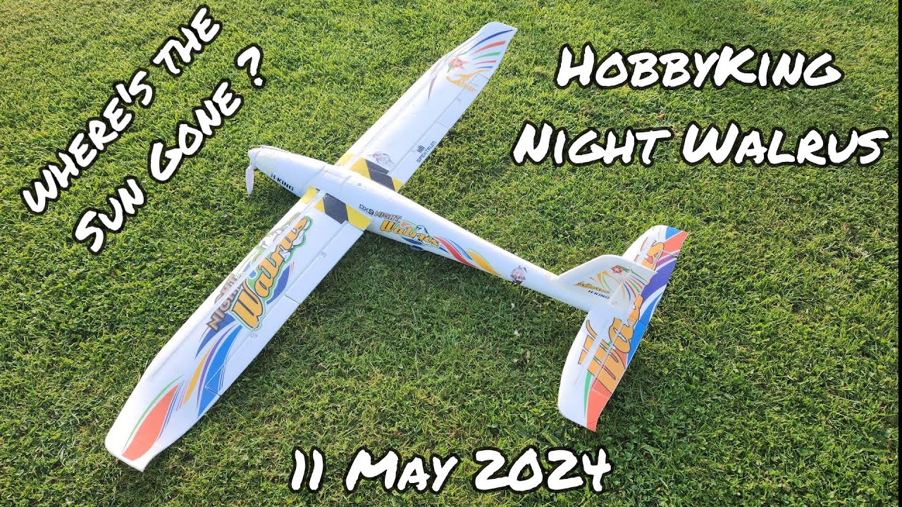 FT Flying Session 8 - HobbyKing Night Walrus (Foggy sky) 11 May 2024 ...