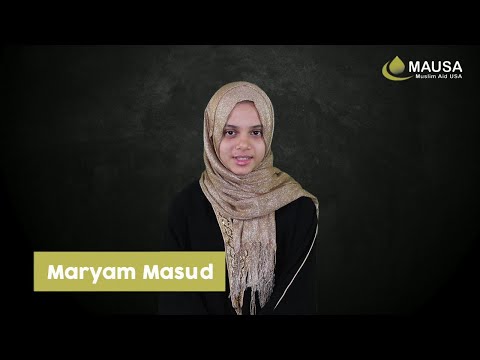 😢Maryam Masud | Stand for the Orphans of the World | Muslim Aid USA