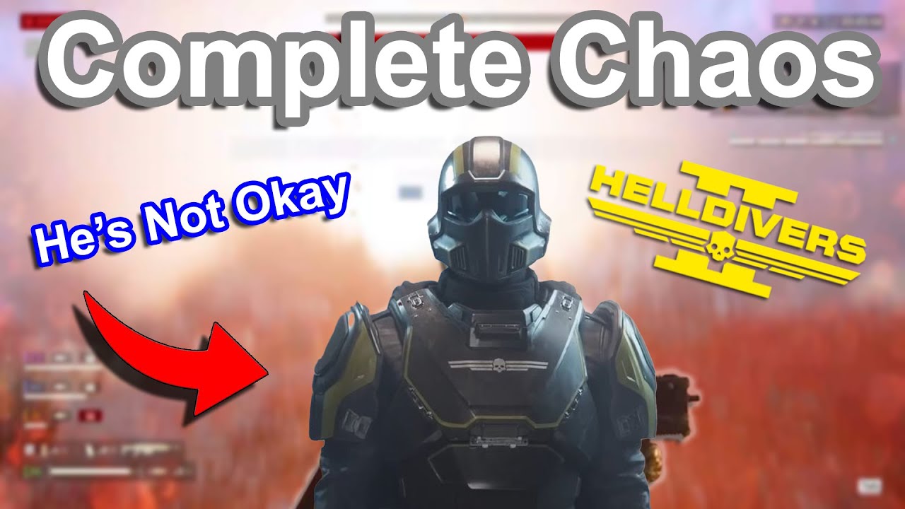 An Average Helldivers 2 mission (Complete Chaos): - YouTube