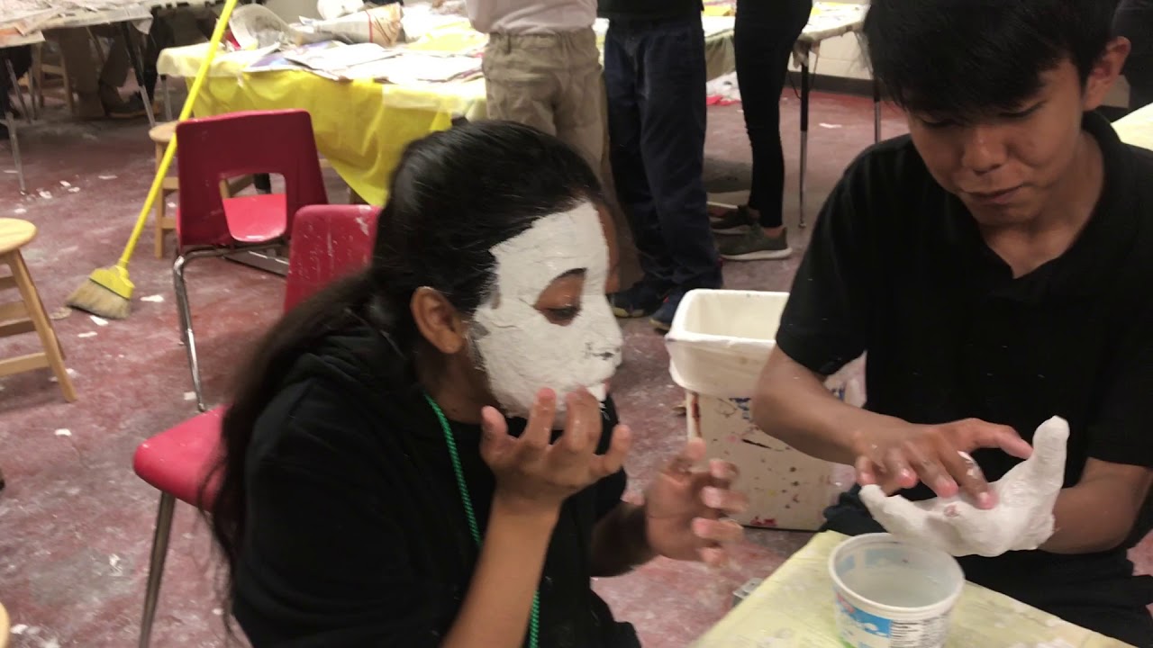 Plaster Wrap Sculptures with my Students! - YouTube