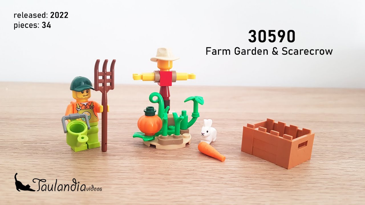 LEGO City 30590: Farm Garden & Scarecrow (2022) - unboxing and speed ...