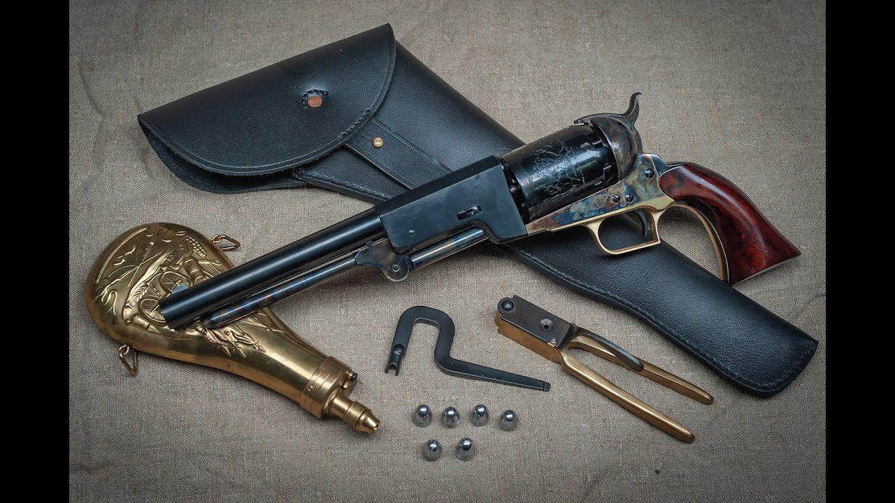 Walkeroza - Colt Walker action shooting - YouTube