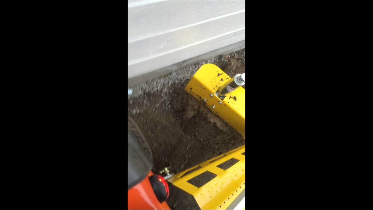 DIY garden tractor rear blade - YouTube