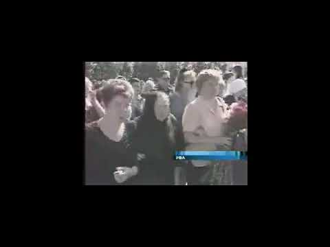 Похороны погибших в авиакатастрофе над Боденским озером 2002