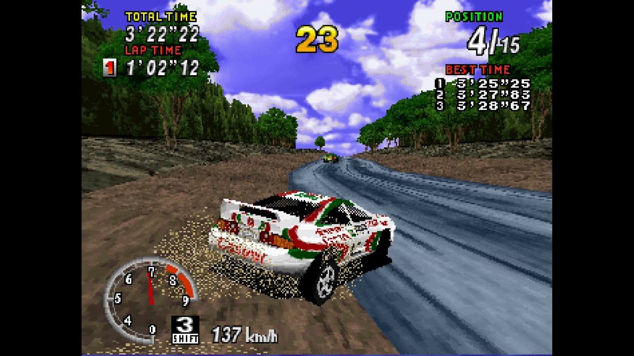 Sega Rally Championship - Saturn (Celica) - YouTube