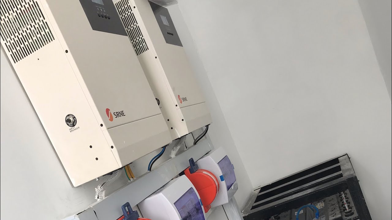 10kva SRNE inverter installation - YouTube
