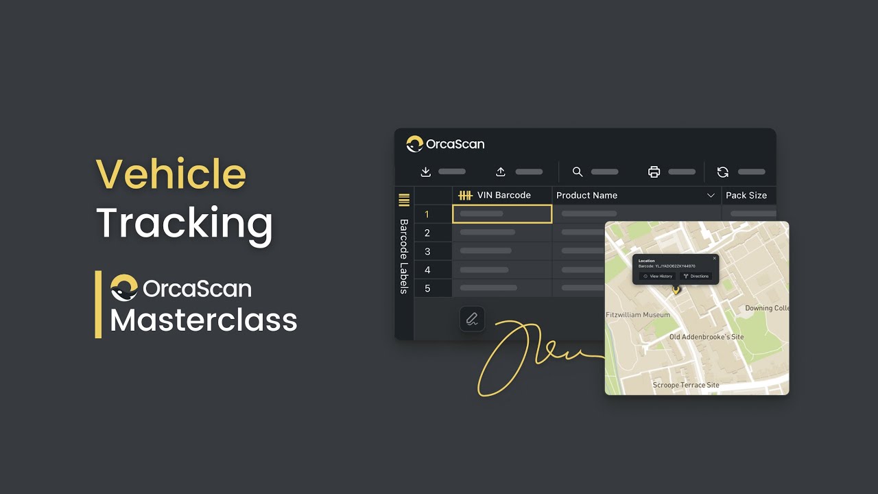 How to Track Vehicles with Orca Scan | Step-by-Step Tutorial - YouTube