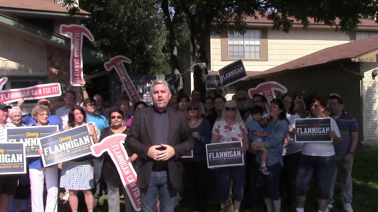 Jimmy Flannigan announces his run for Austin City Council District 6 ...