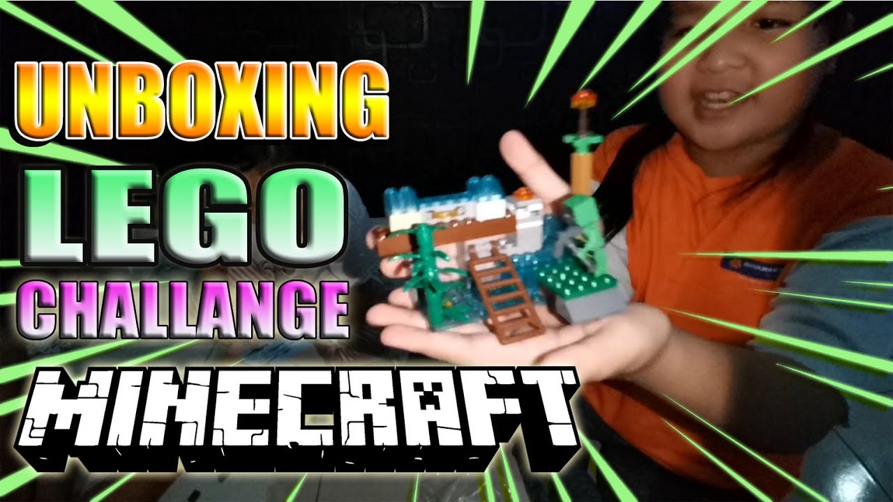 UNBOXING TOYS : MINECRAFT LEGO CHALLENGE - YouTube