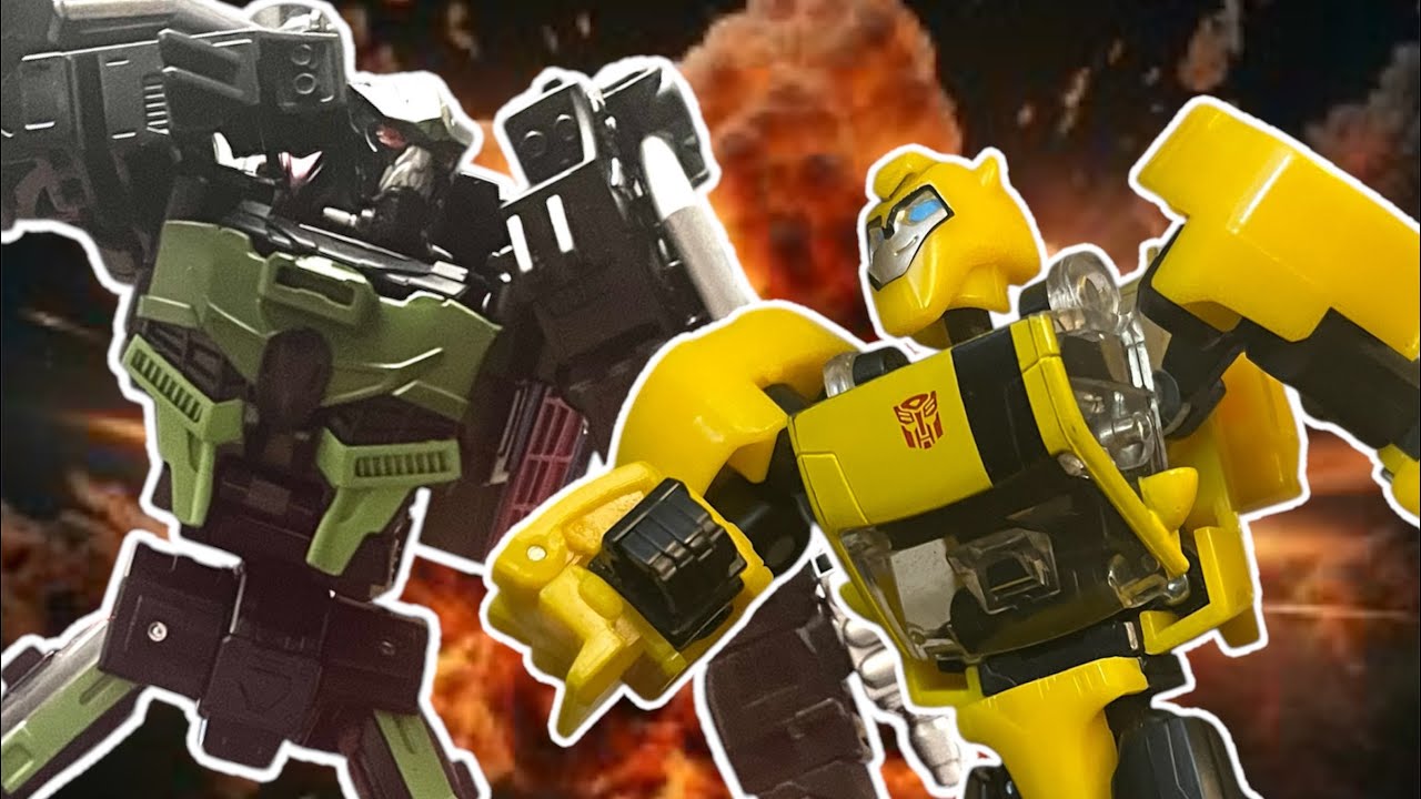 Bumblebee VS Lockdown! | Transformers Stop Motion - YouTube