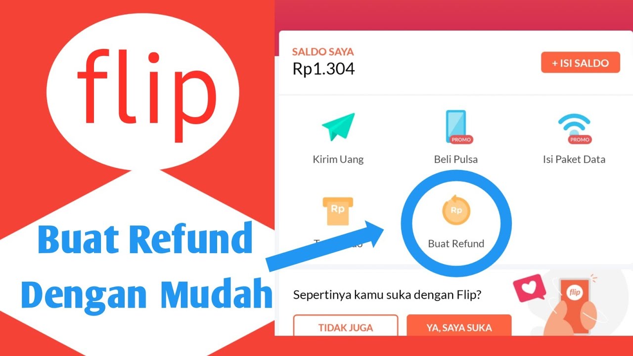 Cara Refund Dana di Aplikasi Flip dengan Mudah - YouTube