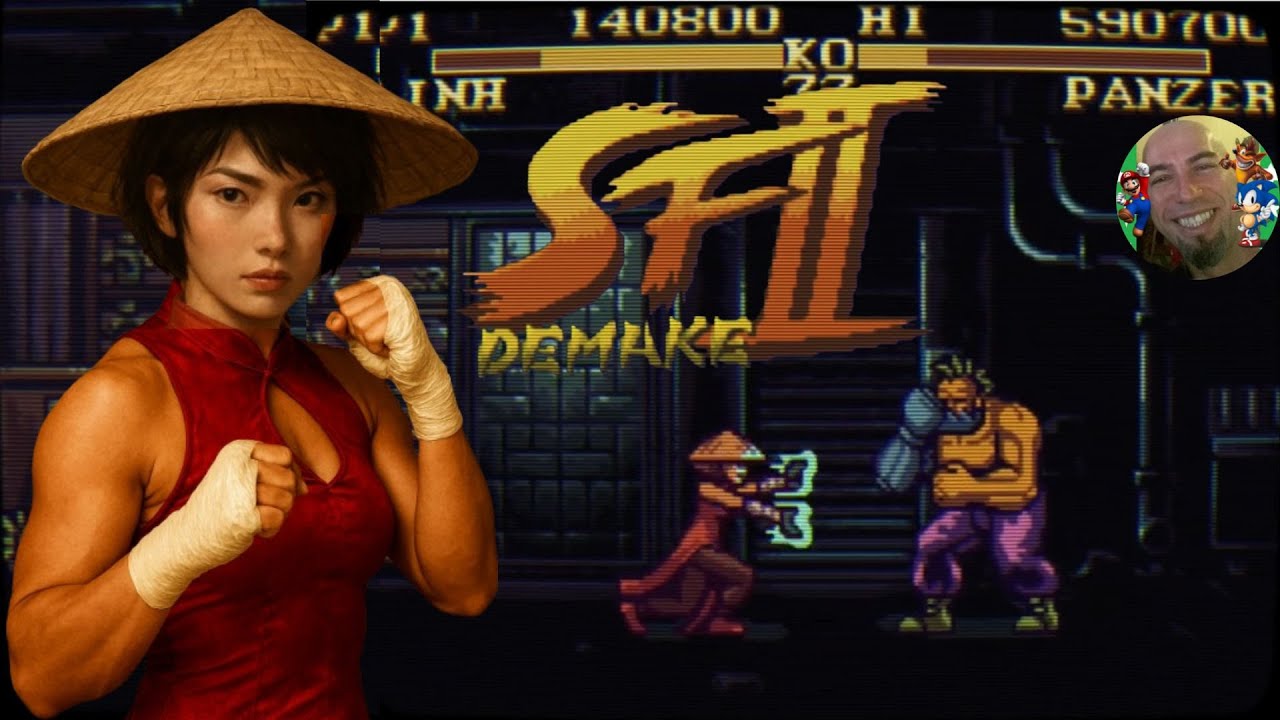 SF2 Demake b0.2 - 2025 [gamemaker] mugen (openbor no) game - YouTube