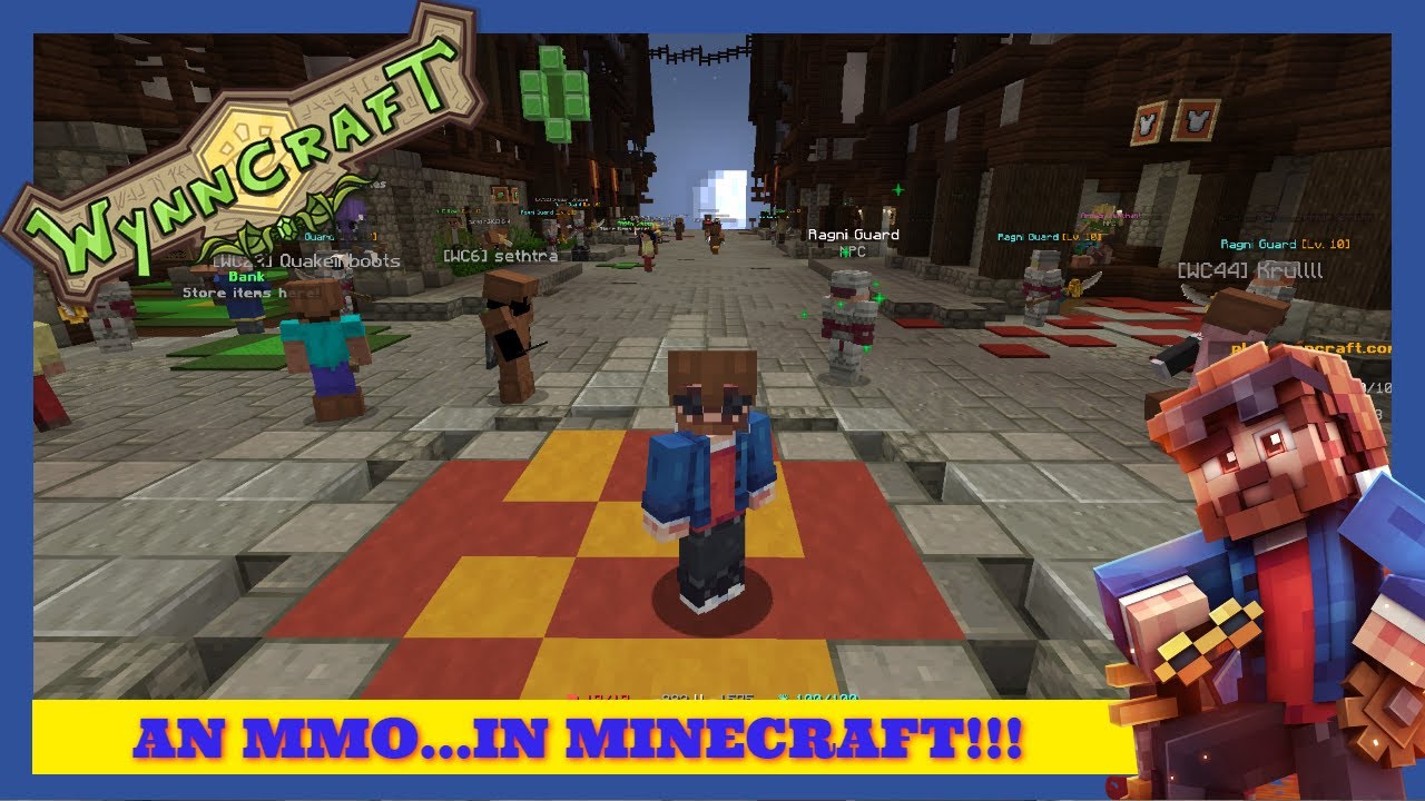 Minecraft's Biggest MMORPG | Wynncraft Episode 1 - YouTube