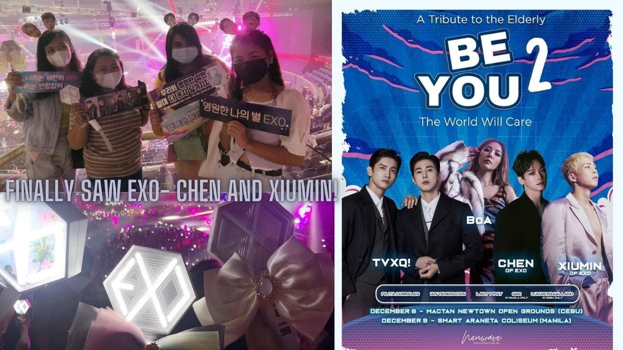 BE YOU CONCERT IN MANILA 2022 |NAKITA KO NA SI CHEN AND XIUMIN!| EXO ...