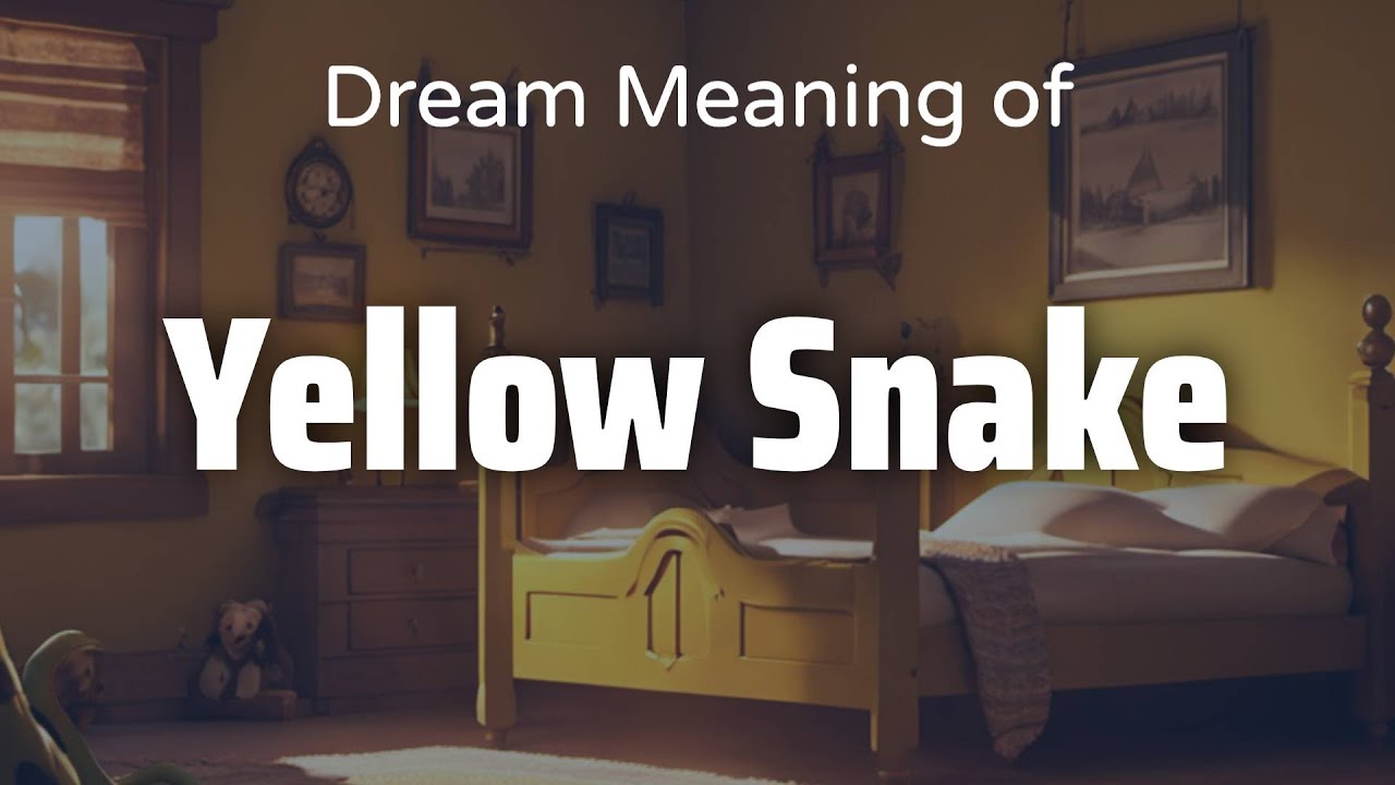 Yellow Snake Dream Meaning & Symbolism | Interpretation Psychology - YouTube