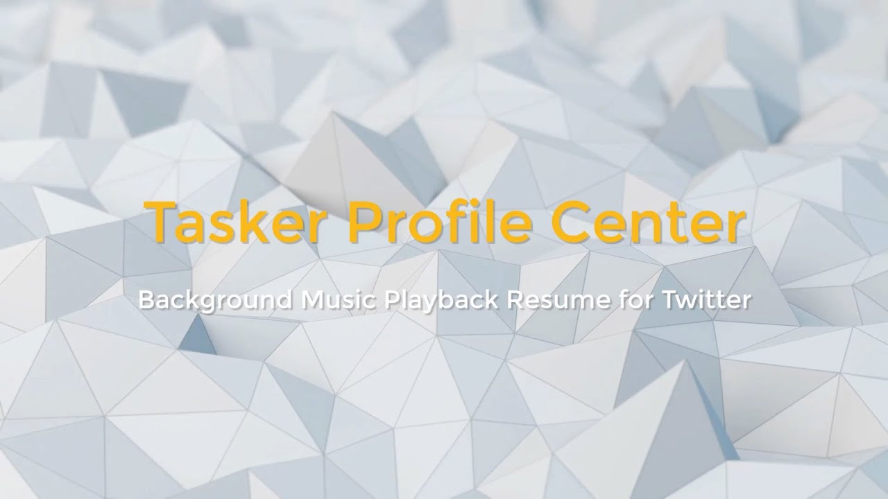 [TASKER] [PROJECT] Background Music Playback Resume for Twitter ...