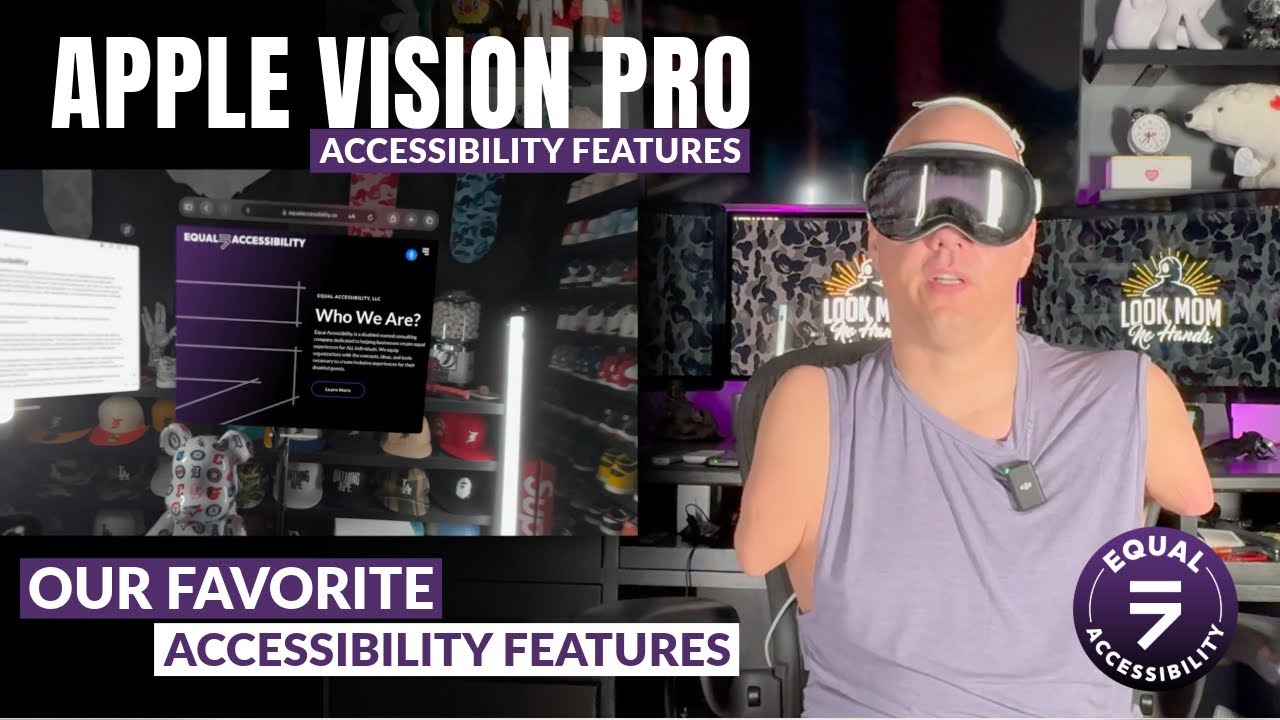 Apple Vision Pro Accessibility Features: Navigating Without Hands - YouTube