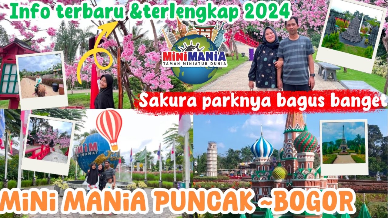 WISATA MINI MANIA PUNCAK BOGOR TERBARU 2024 | Taman Miniatur Dunia ...