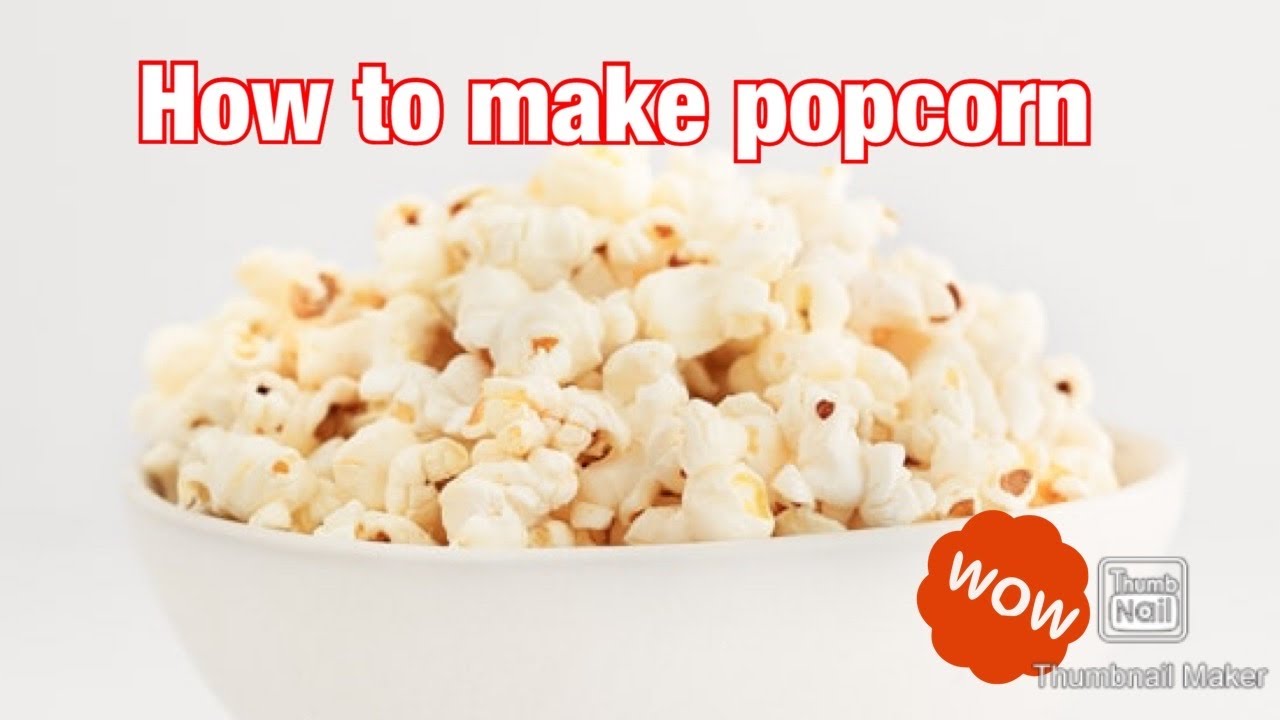 How to make popcorn (simple & easy)🍿😋 - YouTube