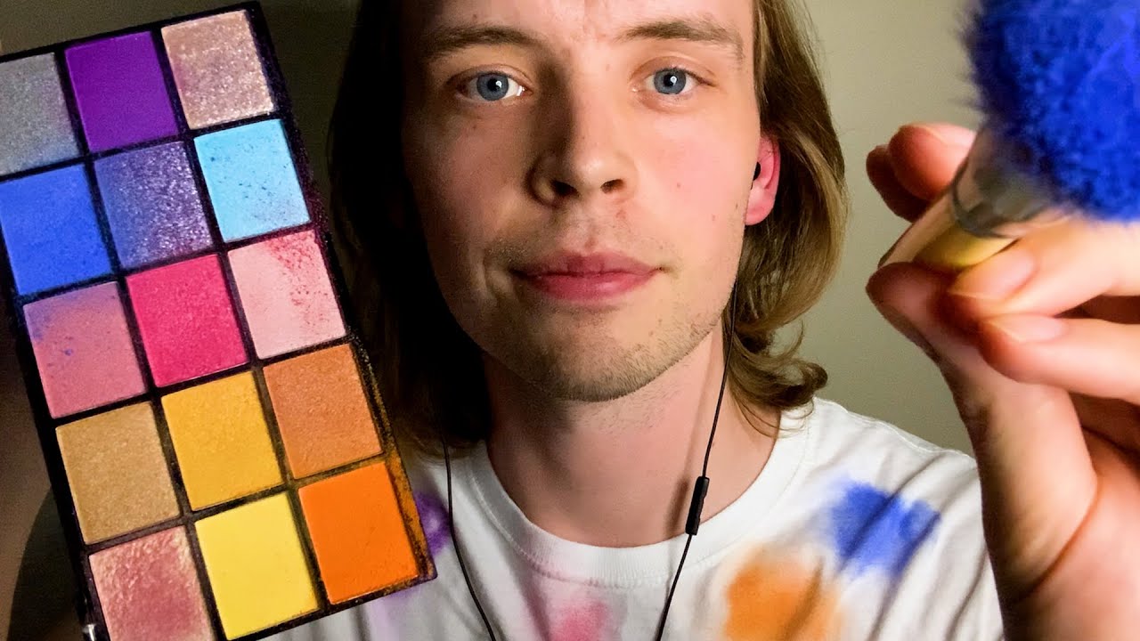 ASMR Doing YOUR Makeup 💄(personal attention, whispering, face brushing ...