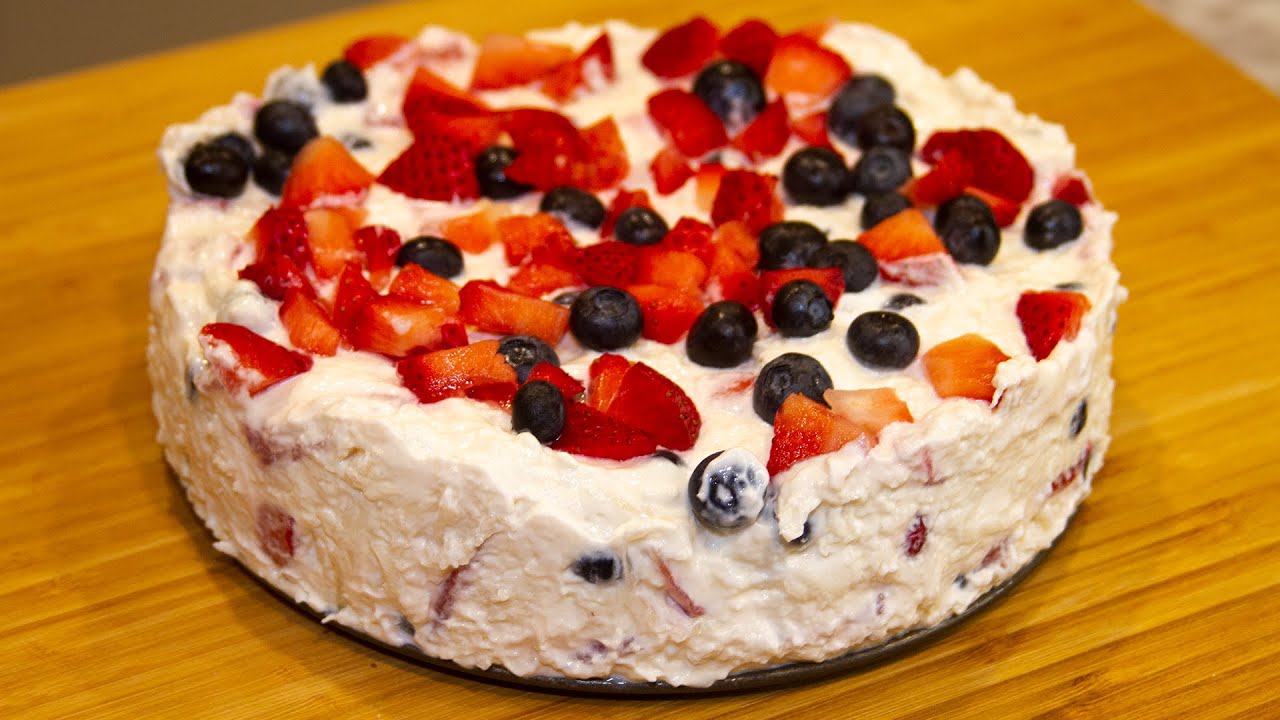 Quick and Easy Sugar Free Berry Torte Recipe - YouTube