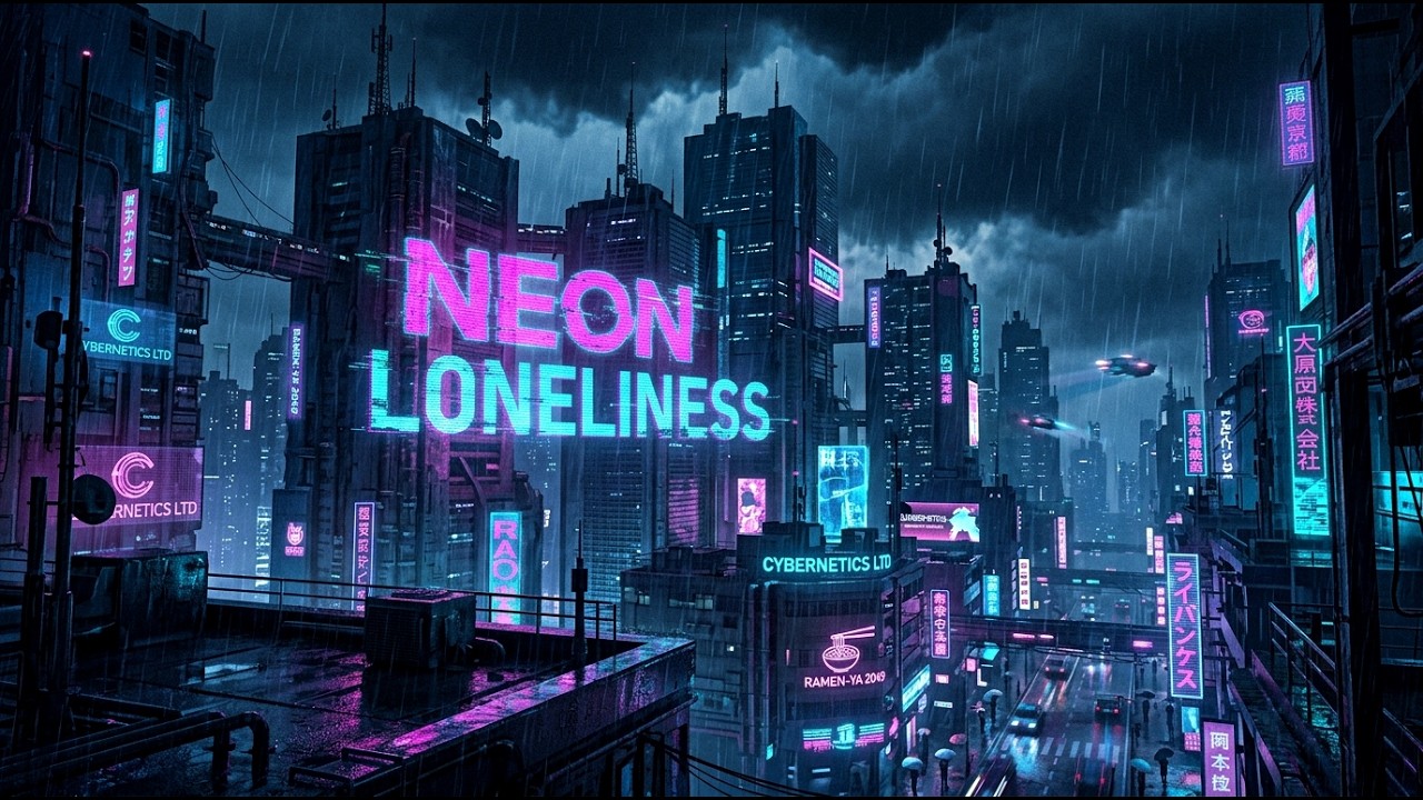 Cyberpunk Night Drive Music | Emotional Darksynth From The Edge Of ...