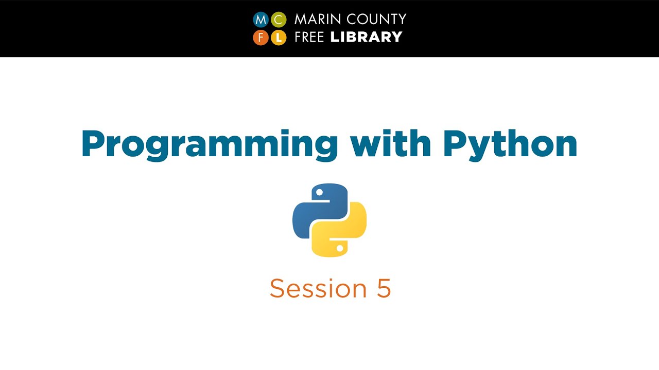 Programming With Python - Session 05 - YouTube