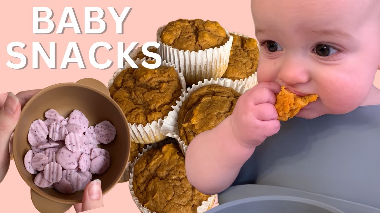 HOMEMADE BABY SNACKS | easy and nutritious snacks you can make ahead of ...
