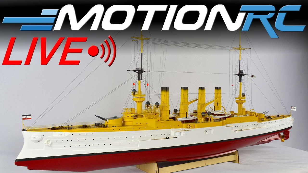 Unboxing the Bancroft Scharnhorst 1/100 Scale (53") German Cruiser RC ...