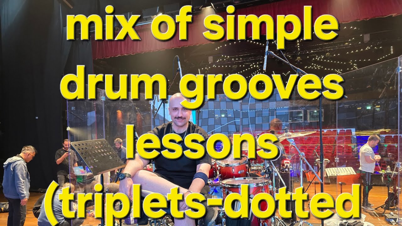 simple drum grooves lessons by erfunk - YouTube