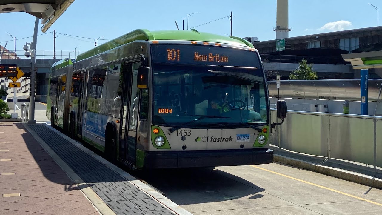 Bus Ride | CTfastrak #1463 on the 101 - YouTube