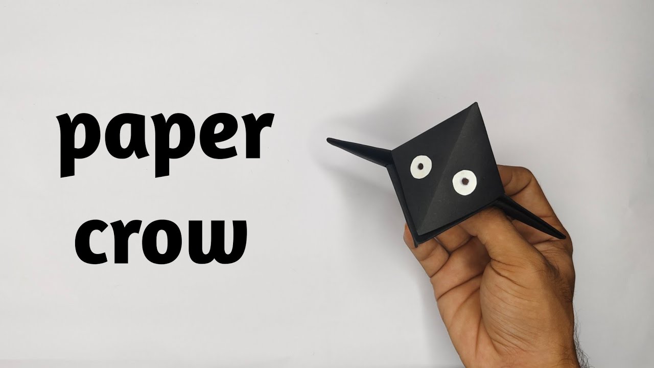 How To Make Paper Crow || easy and simple paper crow #viral # ...