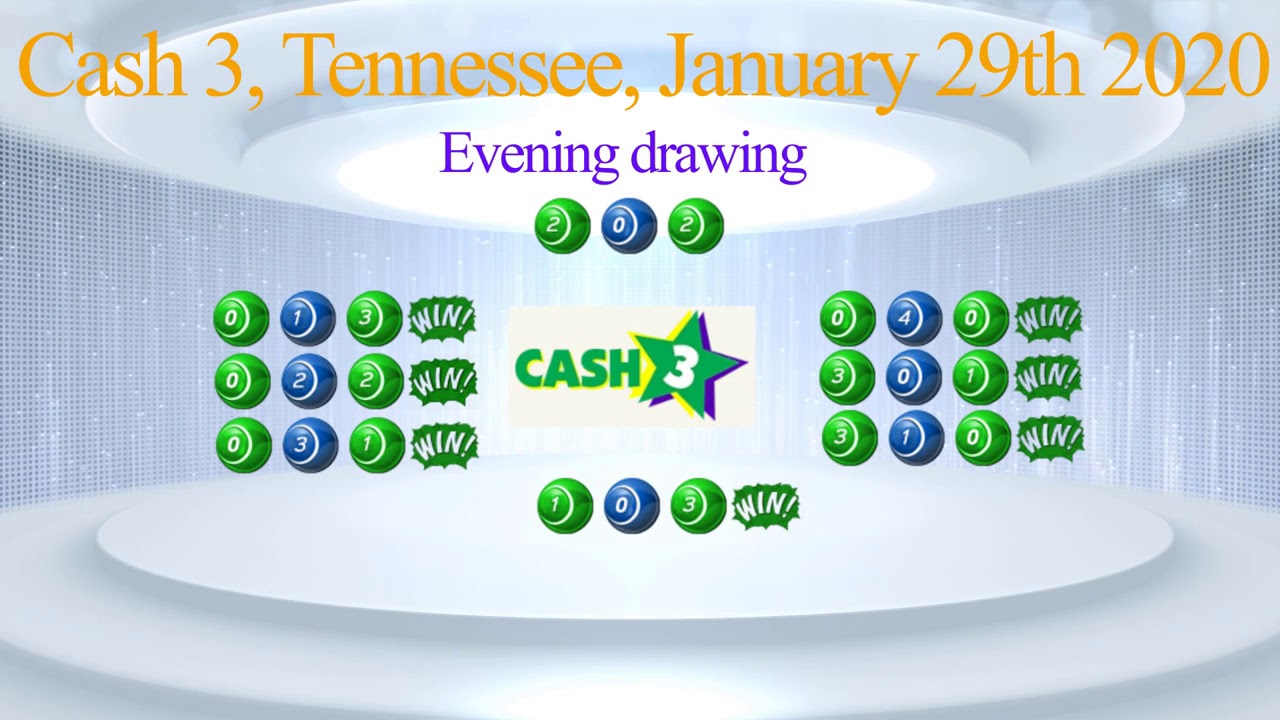 238$!! 7 winning forecasts Pick 3 Tennessee 29th January 2020 evening ...